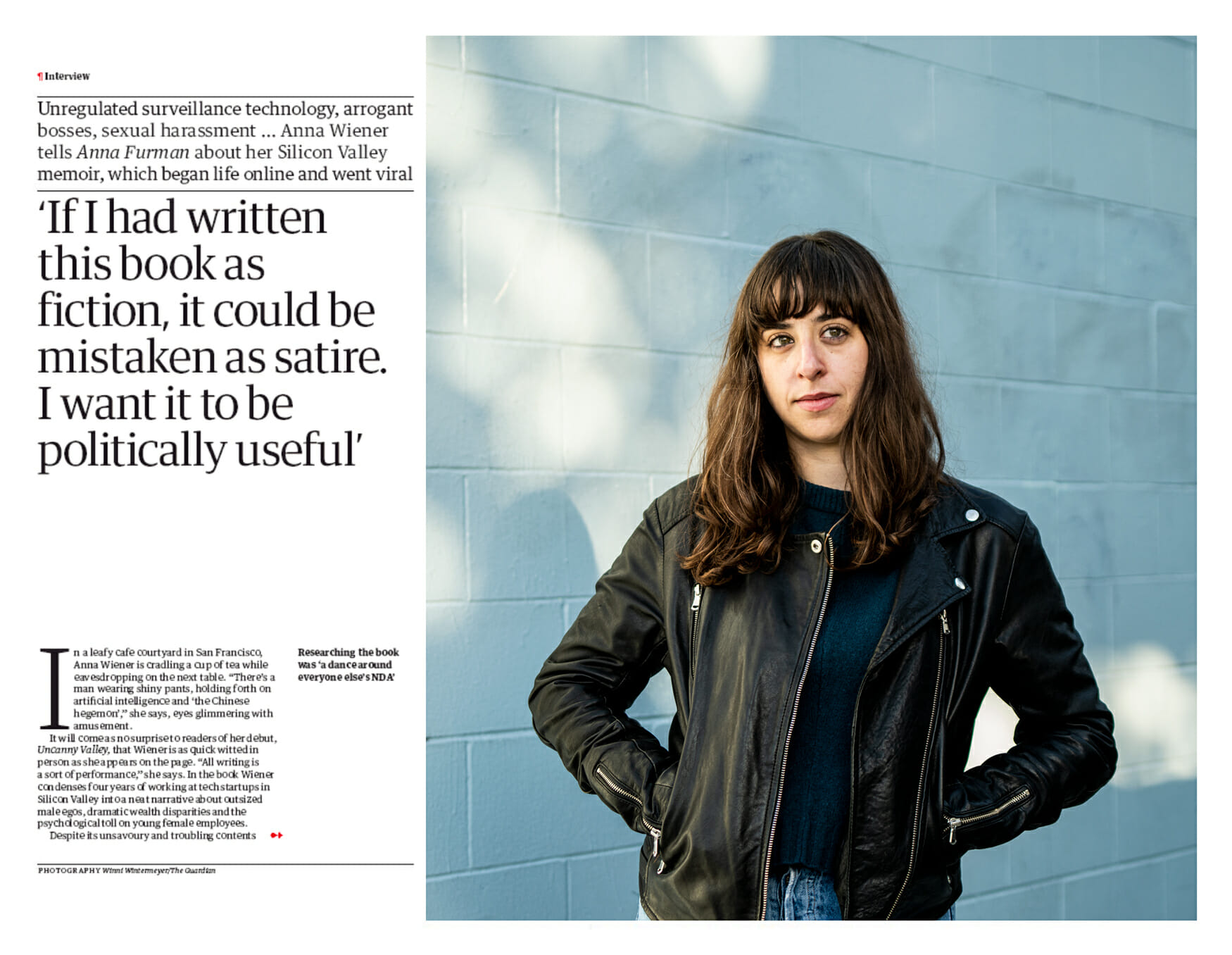 Anna Wiener for The Guardian - Winni Wintermeyer Photography // San ...